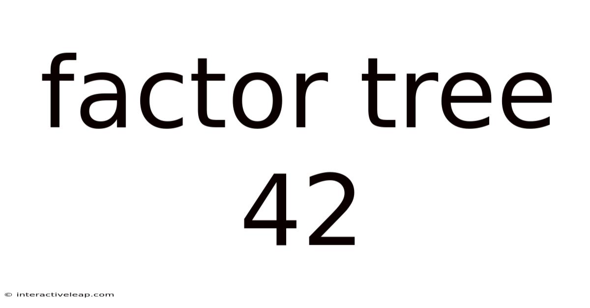 Factor Tree 42